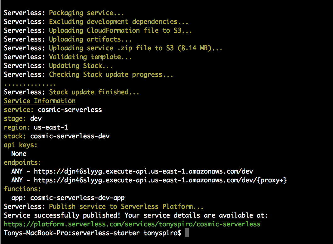 Build and deploy a Serverless Node.js app powered by Cosmic JS Build and deploy a Serverless Node.js app powered by Cosmic JS